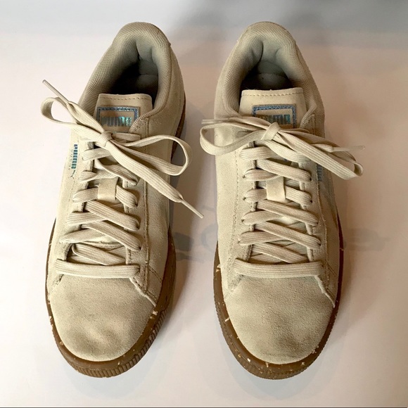 Puma | Shoes | Puma Tan Suede Lace Up Sneaker 6 | Poshmark